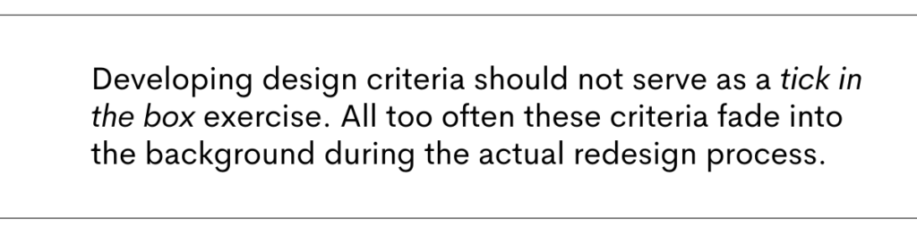 Why You Need Design Criteria To Design A Robust Operating Model